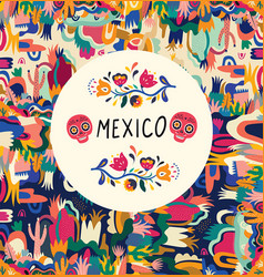 Mexico background Royalty Free Vector Image - VectorStock