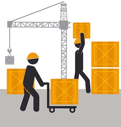 Fall protection construction worker safety first Vector Image