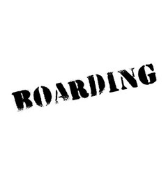 Boarding rubber stamp Royalty Free Vector Image