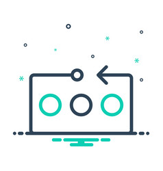 Ongoing Royalty Free Vector Image - VectorStock