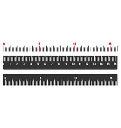 Graduated ruler Royalty Free Vector Image - VectorStock
