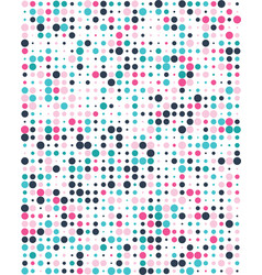 Pattern with colorful dots Royalty Free Vector Image