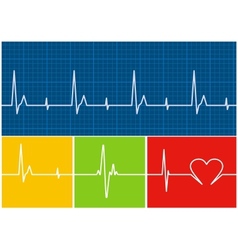 Electrocardiogram Royalty Free Vector Image - VectorStock