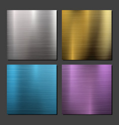 Gold bronze silver steel metal abstract Royalty Free Vector