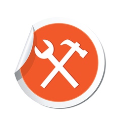 Wall with tools Royalty Free Vector Image - VectorStock