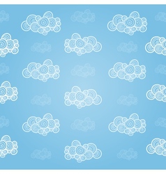 Hand drawn study seamless pattern Royalty Free Vector Image