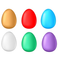 Color egg Royalty Free Vector Image - VectorStock