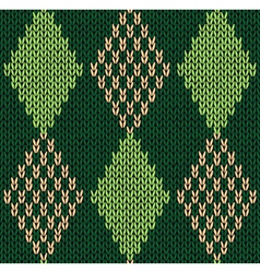 Seamless Jacquard Knitted Pattern Royalty Free Vector Image
