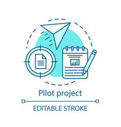 Start up business concept text on blue Royalty Free Vector