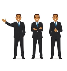 Businessman set Royalty Free Vector Image - VectorStock