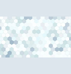Abstract blue and white hexagons background Vector Image