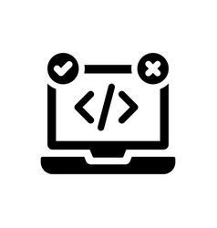 Personal development black icon sign Royalty Free Vector