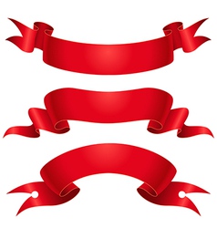 Ribbons set outline Royalty Free Vector Image - VectorStock