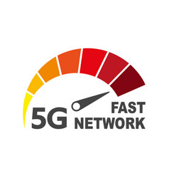 5g fast network speed internet concept Royalty Free Vector