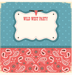 Cool template frame design for greeting card Vector Image