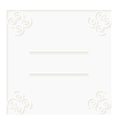 White frame Royalty Free Vector Image - VectorStock