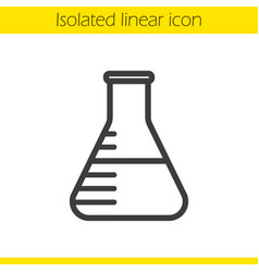 Doodle science lab beakers Royalty Free Vector Image
