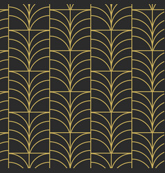 Geometric art deco elegant seamless pattern Vector Image