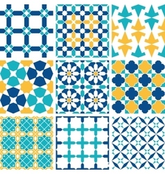 Arabic seamless pattern set - islamic design Vector Image