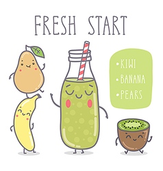 Everyday is a fresh start motivational poster Vector Image