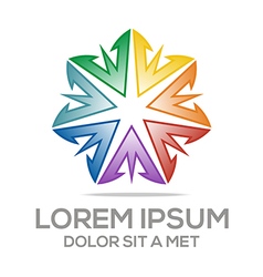 Av symbol element logo template Royalty Free Vector Image