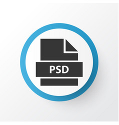 Psd icon symbol premium quality isolated Vector Image