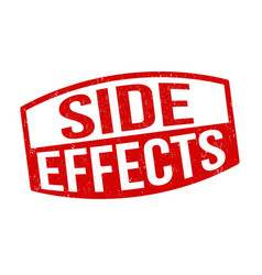Side effects sign or stamp Royalty Free Vector Image