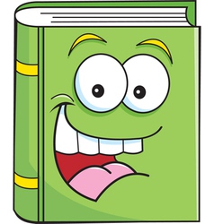 Cartoon Smiling Book Royalty Free Vector Image