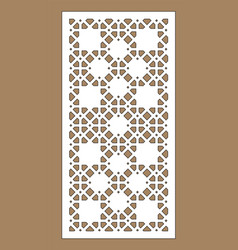 Laser pattern decorative panels for laser Vector Image