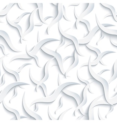 Modern seamless pattern with 3d white chamomile Vector Image