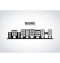 Buildings design Royalty Free Vector Image - VectorStock