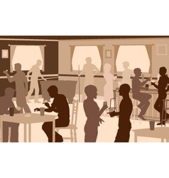 Lively pub Royalty Free Vector Image - VectorStock