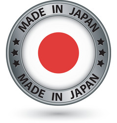Made in japan labels set japanese product emblem Vector Image