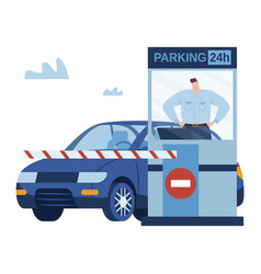 Inventory police security checkpoint Royalty Free Vector