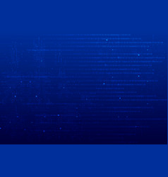 Hex code stream random hexadecimal code cyber Vector Image