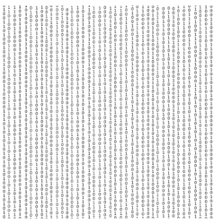 Algorithm Binary Data Code Decryption and Vector Image