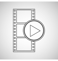 Media player interface design Royalty Free Vector Image