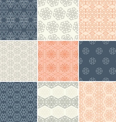 Pattern Set Royalty Free Vector Image - VectorStock