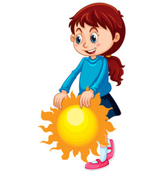 A happy sun Royalty Free Vector Image - VectorStock