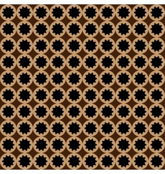 Dark brown irregular leopard seamless pattern Vector Image