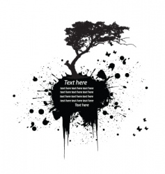 Tree grunge Royalty Free Vector Image - VectorStock