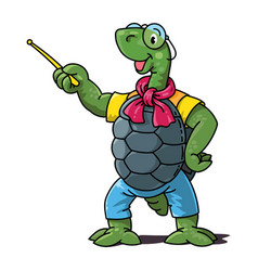 Cartoon turtle Royalty Free Vector Image - VectorStock