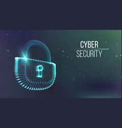 Copter internet cyber security background cyber Vector Image