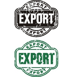 Export stamp sign seal Royalty Free Vector Image