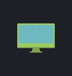 Computer display symbol Royalty Free Vector Image