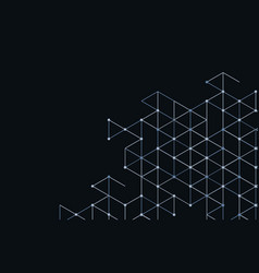 Ornamental background with square crosswise frame Vector Image