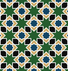 Seamless geometric pattern repeating background Vector Image