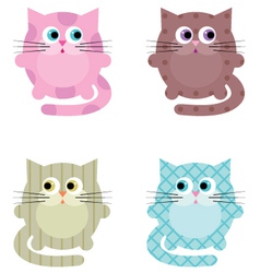 Cartoon cats Royalty Free Vector Image - VectorStock