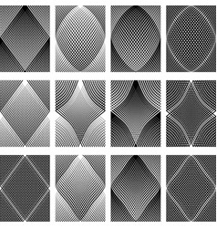 Graphic patterns set Royalty Free Vector Image