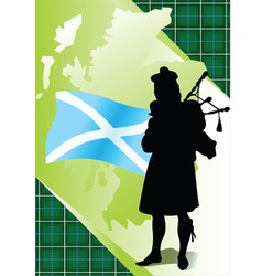 Bagpiper Royalty Free Vector Image - VectorStock